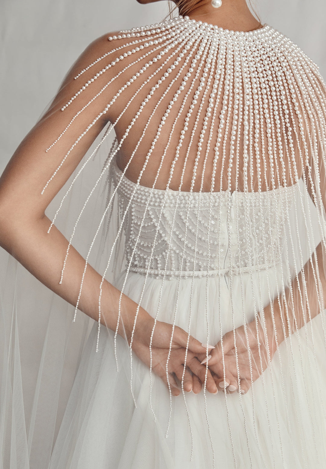 Beaded wedding cape 60 photos - Astyledwedding.com